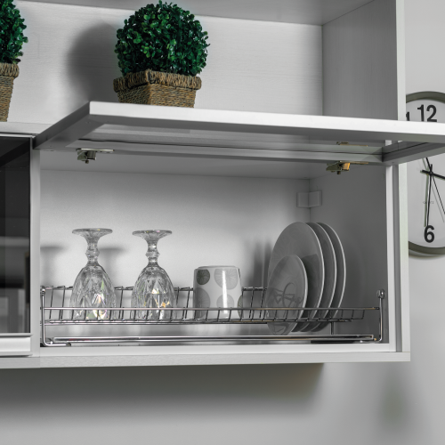 ESCORREDOR DE LOUÇA AÉREO FIXO COM BANDEIJA PRETO FOSCO 0902 SCHMITT ...